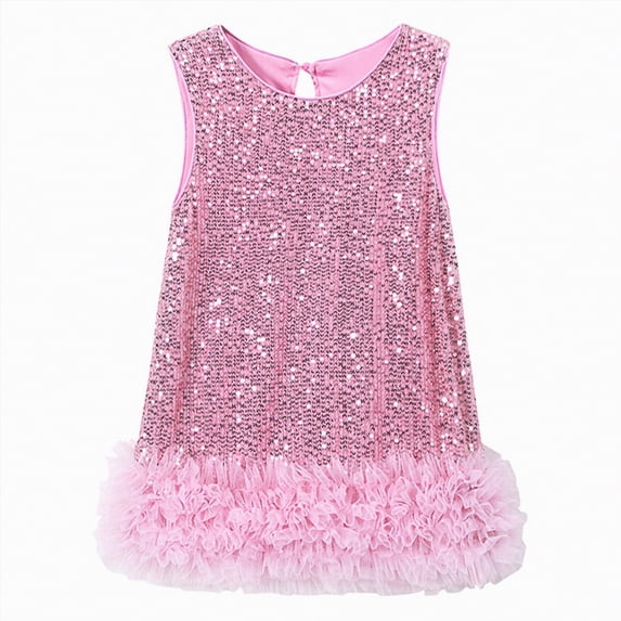 Ccpelsie Toddler Girls Dresses Ruffle Flutter Sleeve Summer Floral ...