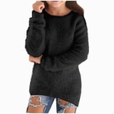 Ccpelsie Toddler Girls Sweatshirts Kids Casual Cable Knit Long Sleeve ...