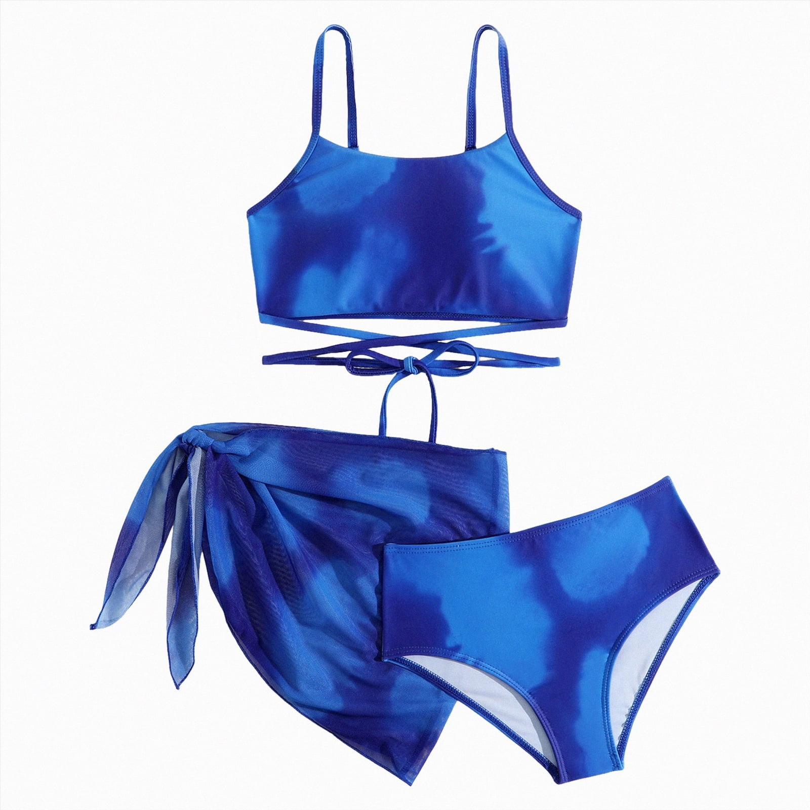 Ccpelsie Toddler Girls Tankini Swimsuit V-Neck Bathing Suit 2 Piece ...