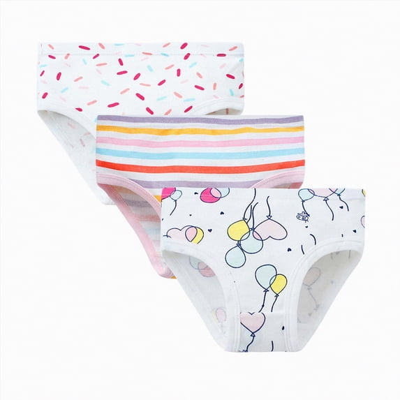 Ccpelsie Toddler Girls Underwear Cotton Panties Kids Briefs Super Soft ...