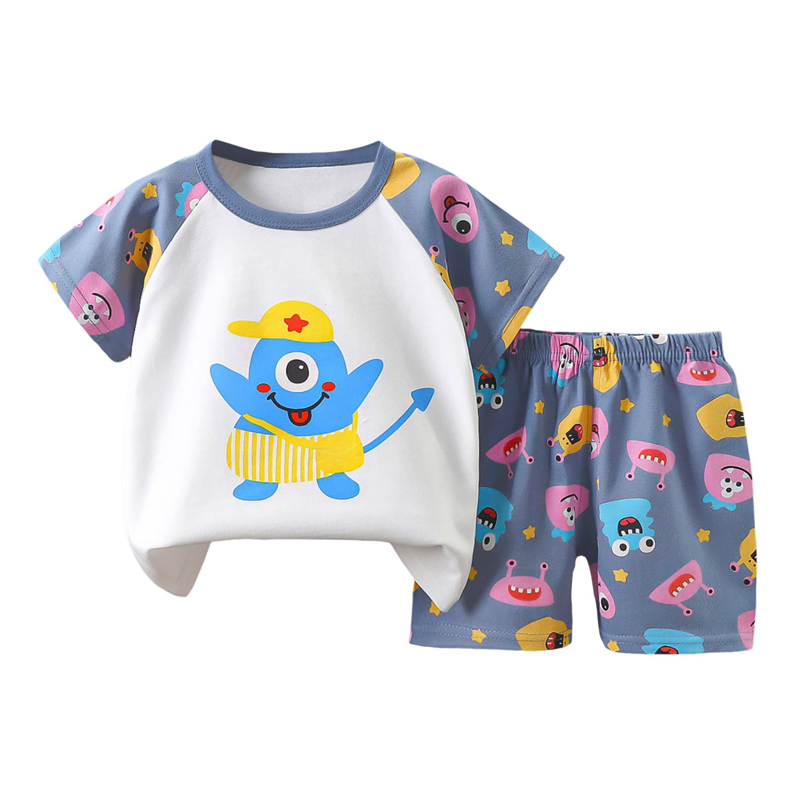 Ccpelsie Toddler/Little Boys 2 Pieces Clothing Shorts Set Short Sleeve ...