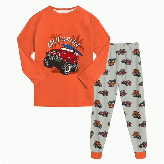 Ccpelsie Toddler/Little Boys and Girls Long Sleeve Set Top and Pants ...