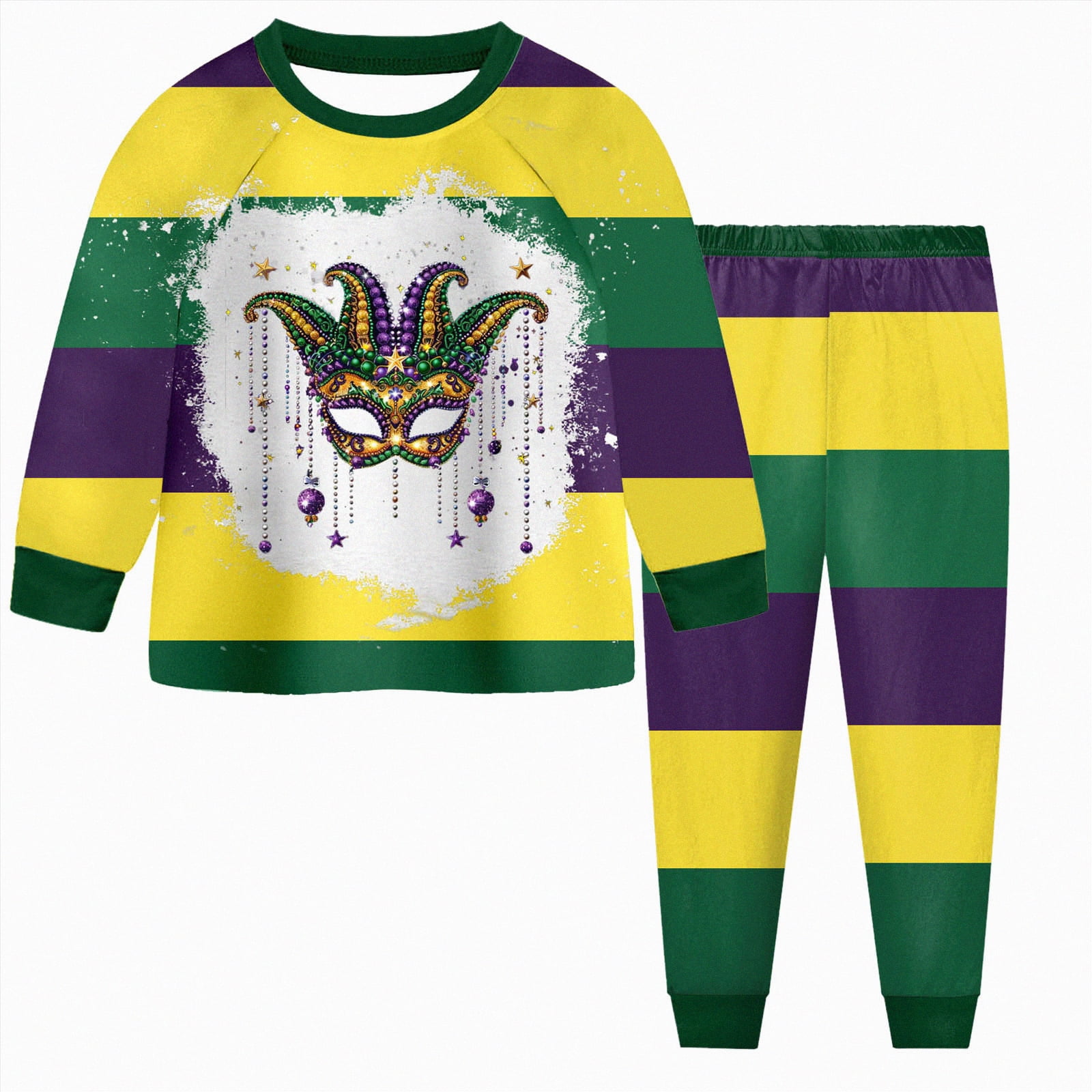 Ccpelsie Toddler pajamas Set Ultra-Soft Lounge Carnival Set Boys Girls ...