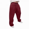 Ccpelsie Wide Leg Sweatpants Men Open Bottom Straight Trousers Baggy ...