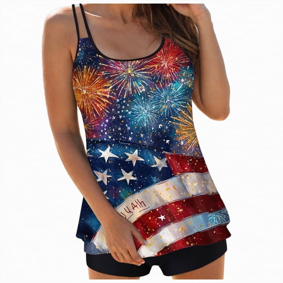 Ccpelsie Women's Ruched Tankini Swimsuits V Neck Wrap Tie Back Two ...