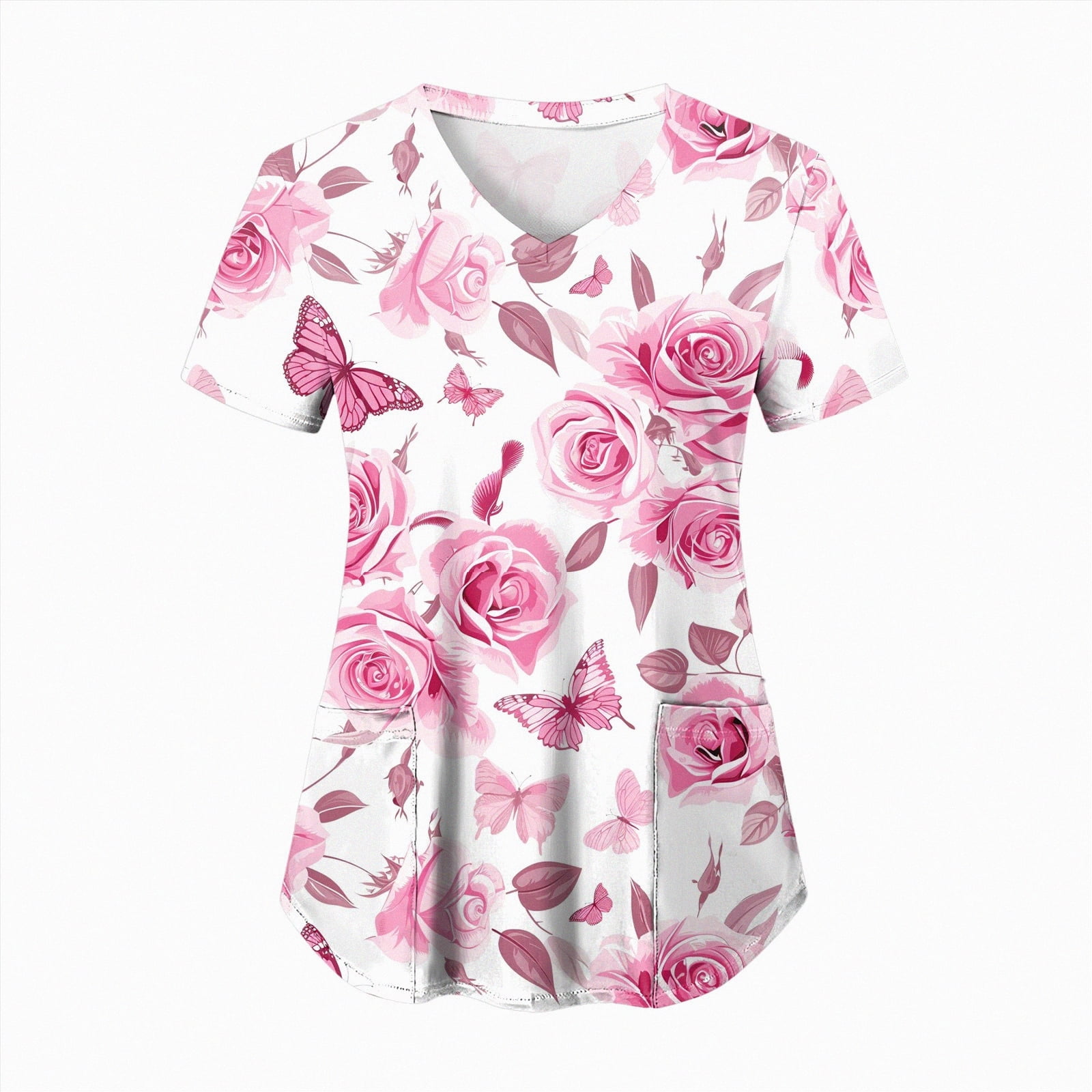 Ccpelsie Women's Spring Summer Lightweight Short Sleeve Shirt Versatile ...