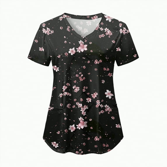 Ccpelsie Women's Spring Summer Pullover Shirt Bold Graphic Print Short ...