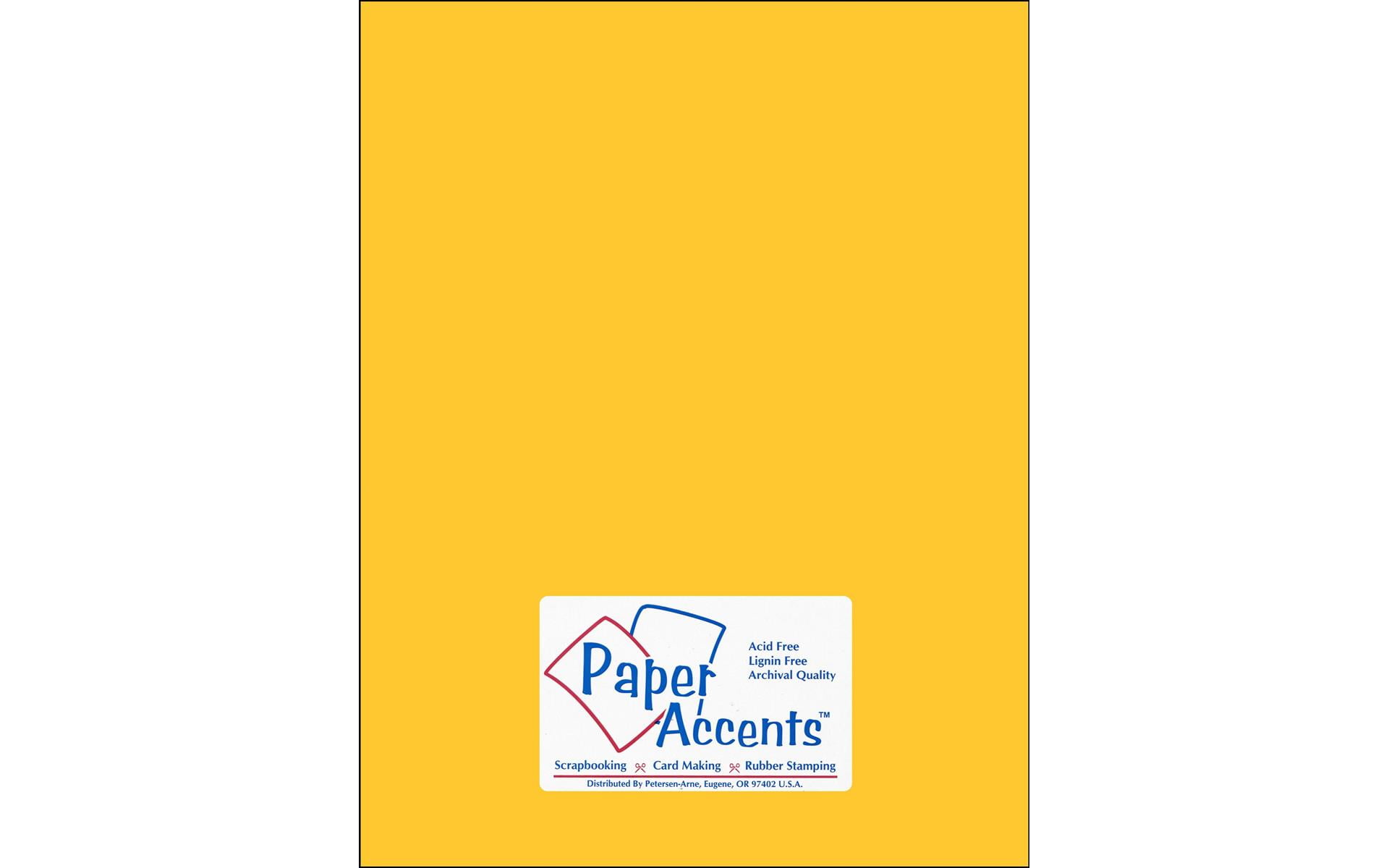 Cdstk Smooth 8.5x11 65lb Canary Yellow (25 sheets) - Walmart.com