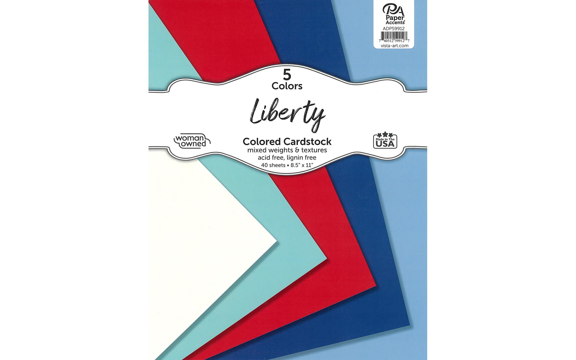 Accent Design Paper Accents Cardstock Variety Pack 8.5x11" 40 Sheets ...