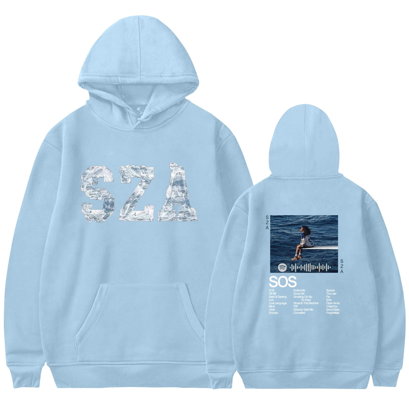 Ce01 Spring Autumn Men Hoodies Sza Music Album Sos Print Hoody Women ...