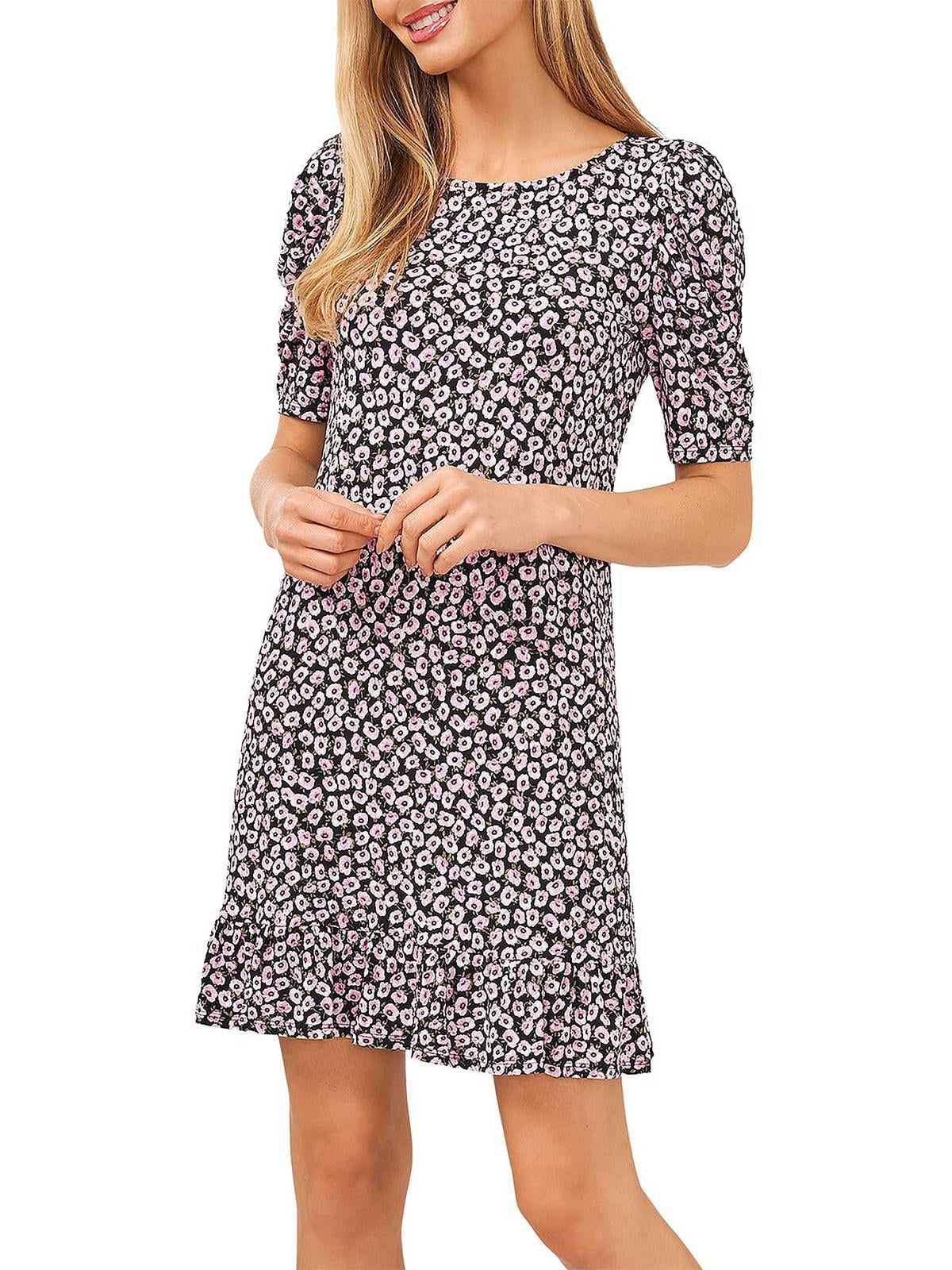 CeCe Womens Floral Short Mini Dress - Walmart.com