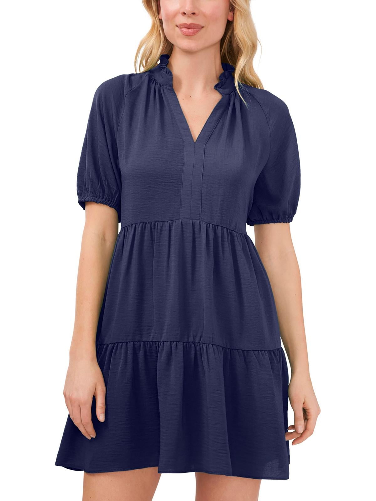CeCe Womens Tiered Mini Dress - Walmart.com
