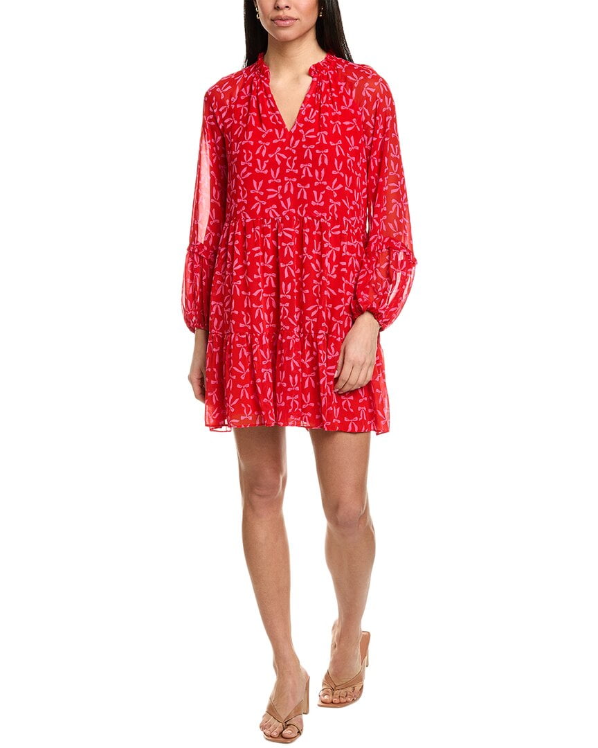 CeCe womens Babydoll Mini Dress, s, Red - Walmart.com