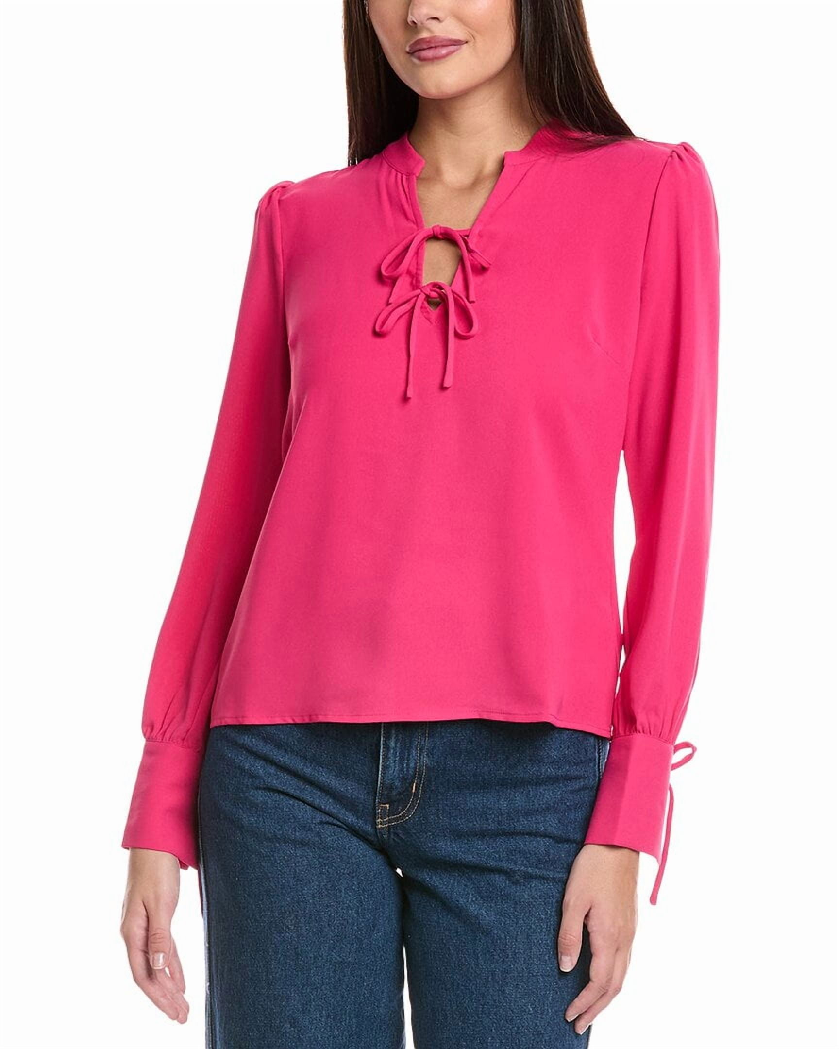 CeCe womens Blouse, XL, Pink - Walmart.com
