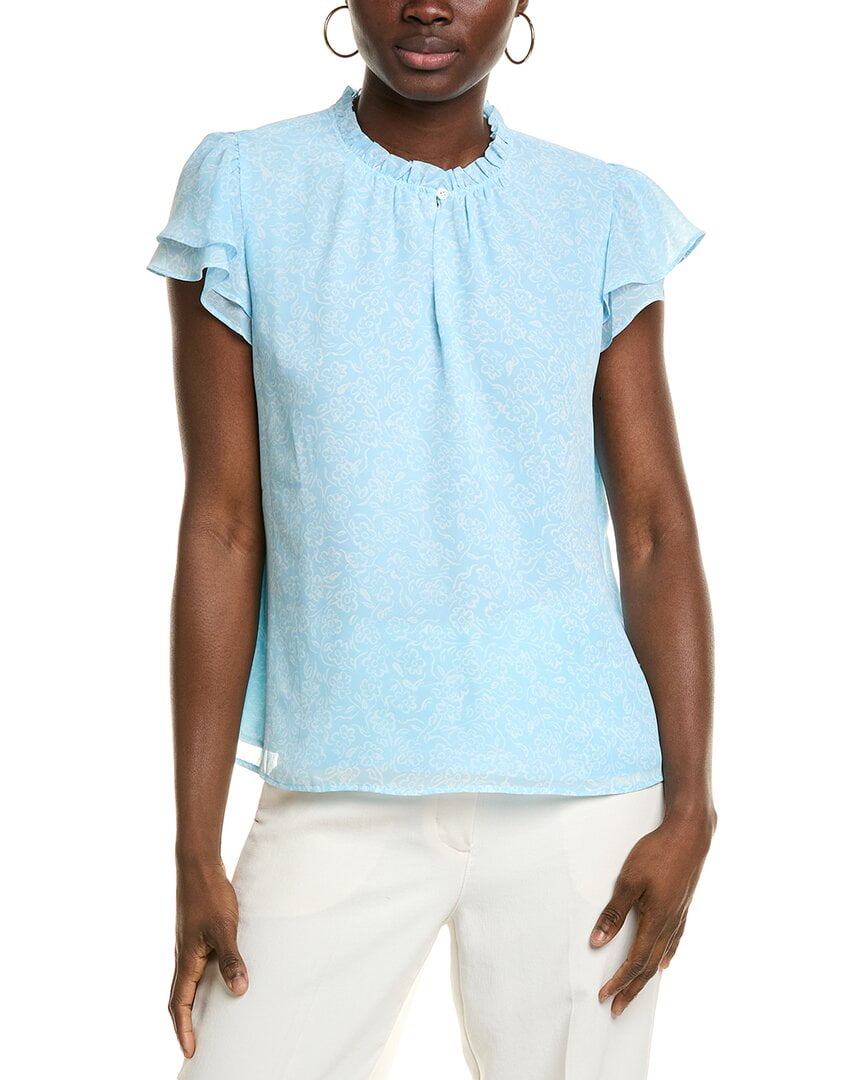 CeCe womens Blouse, s, Blue - Walmart.com