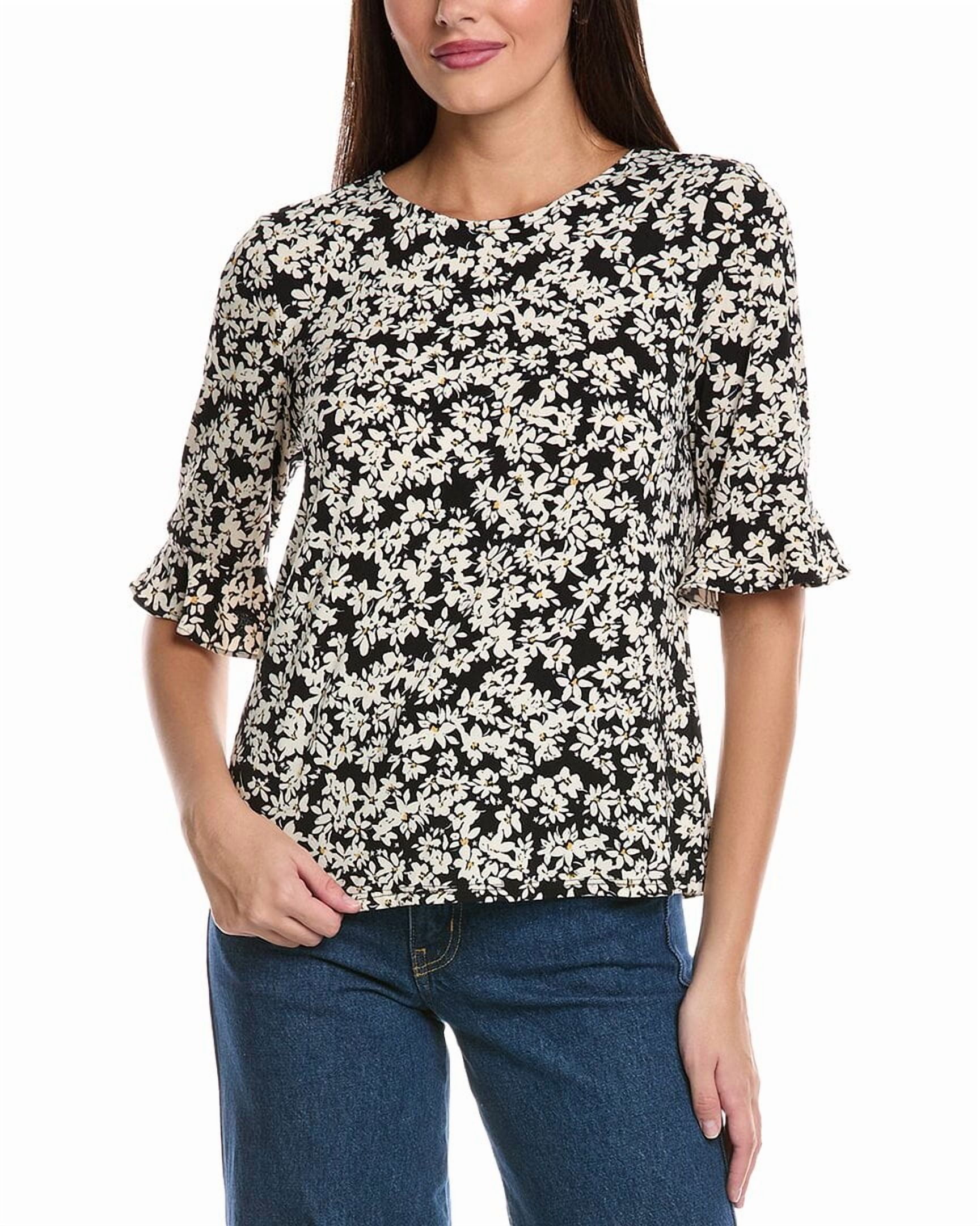 CeCe womens Knit Top, s, Black - Walmart.com