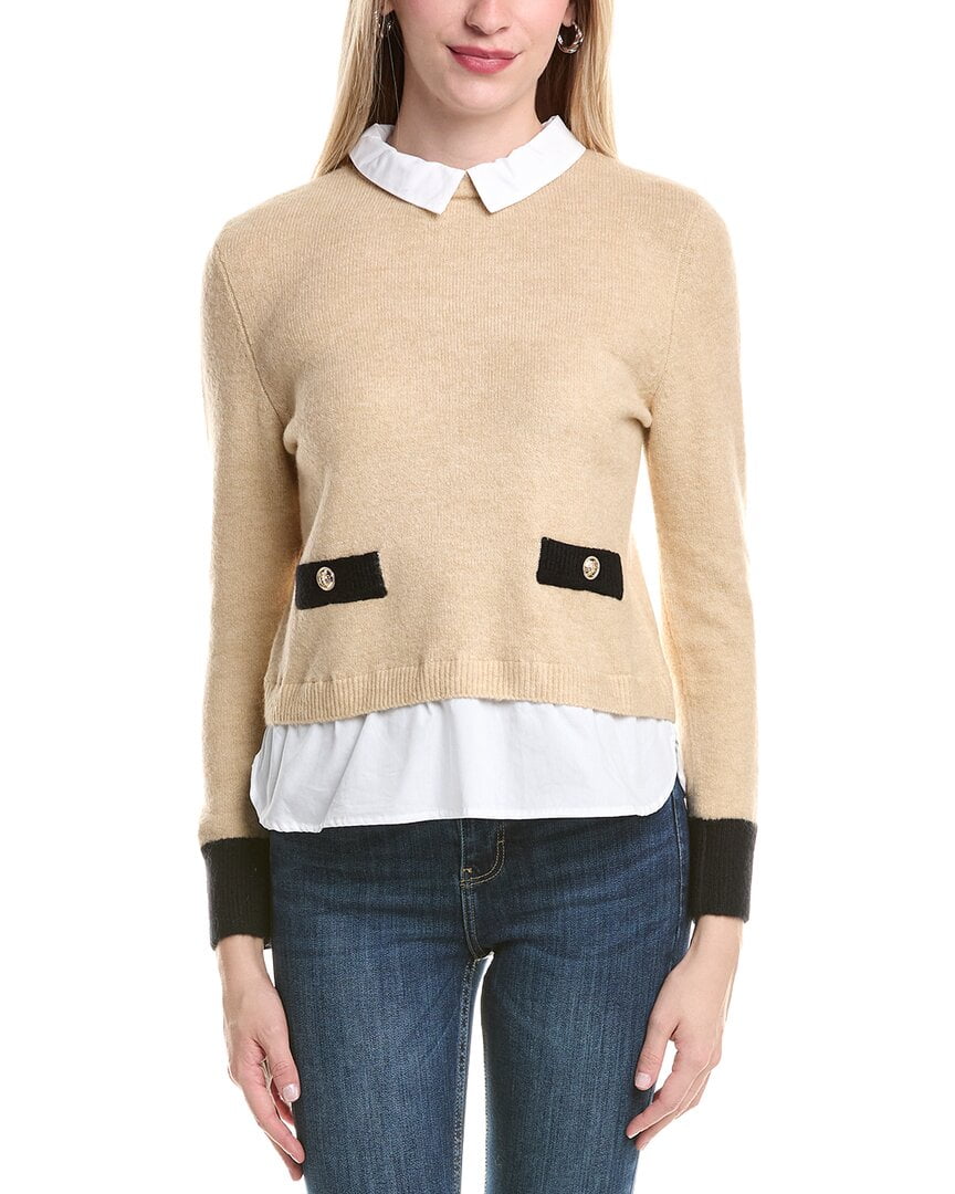 CeCe womens Twofer Sweater, m - Walmart.com