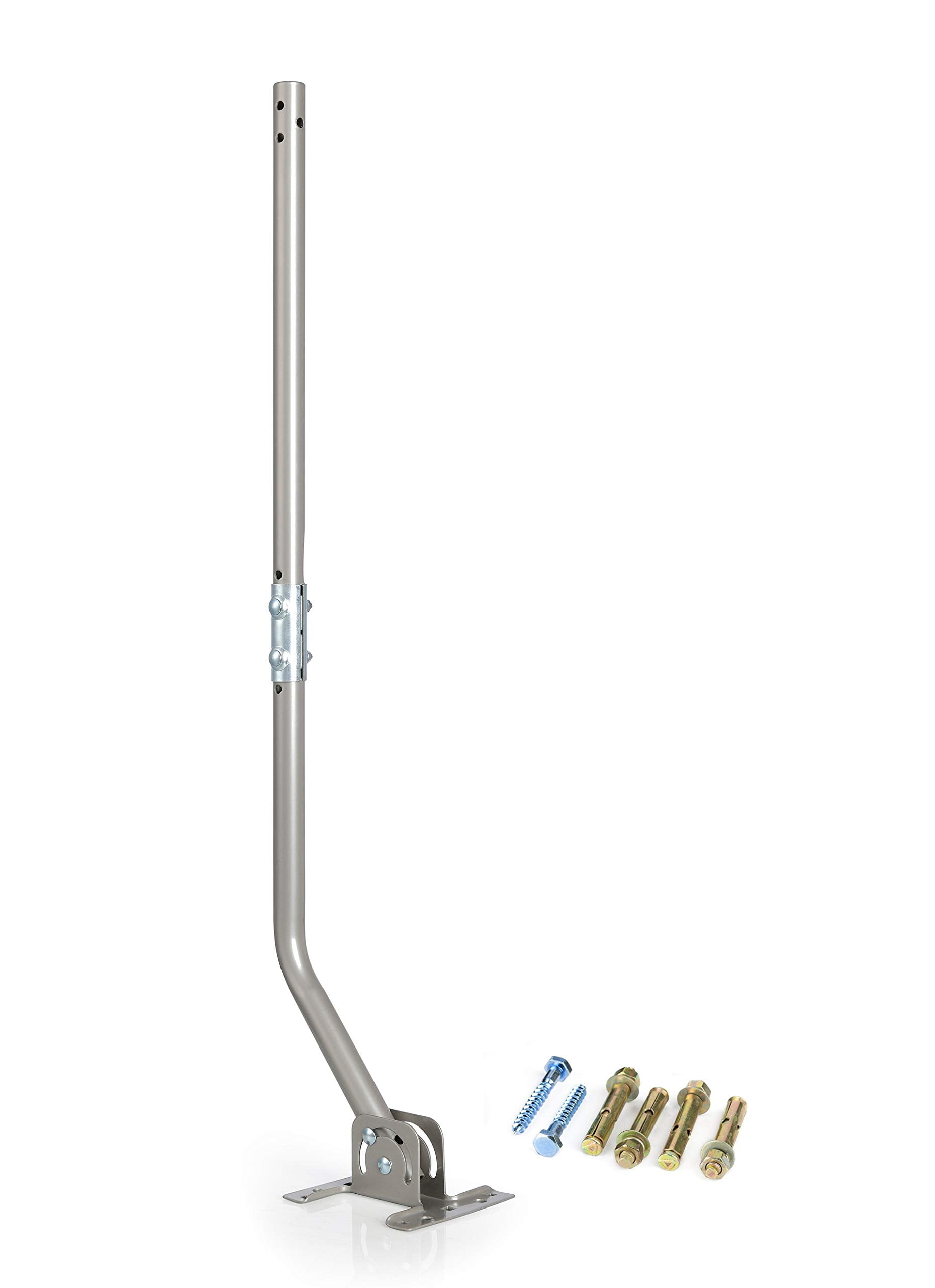 CeKay Adjustable Attic/Outdoor Antenna Mounting Pole Universal Mount ...