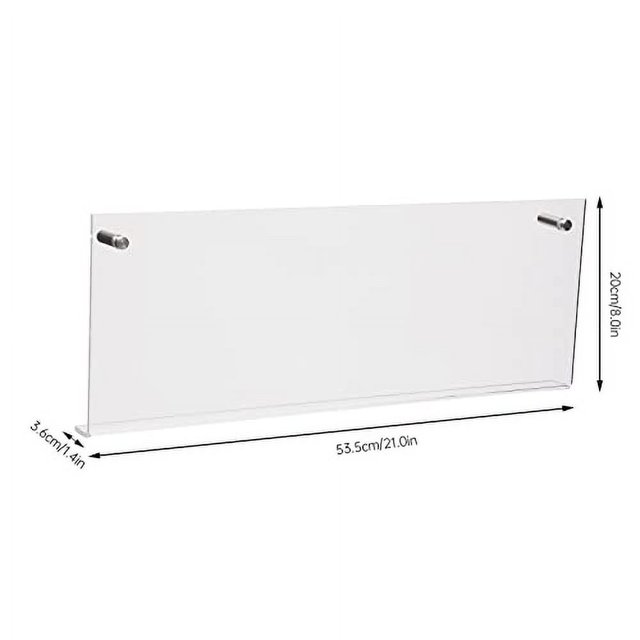 CeRaBuRET Clear Acrylic Brochure Holder, Wall Mounted Magazine Rack ...