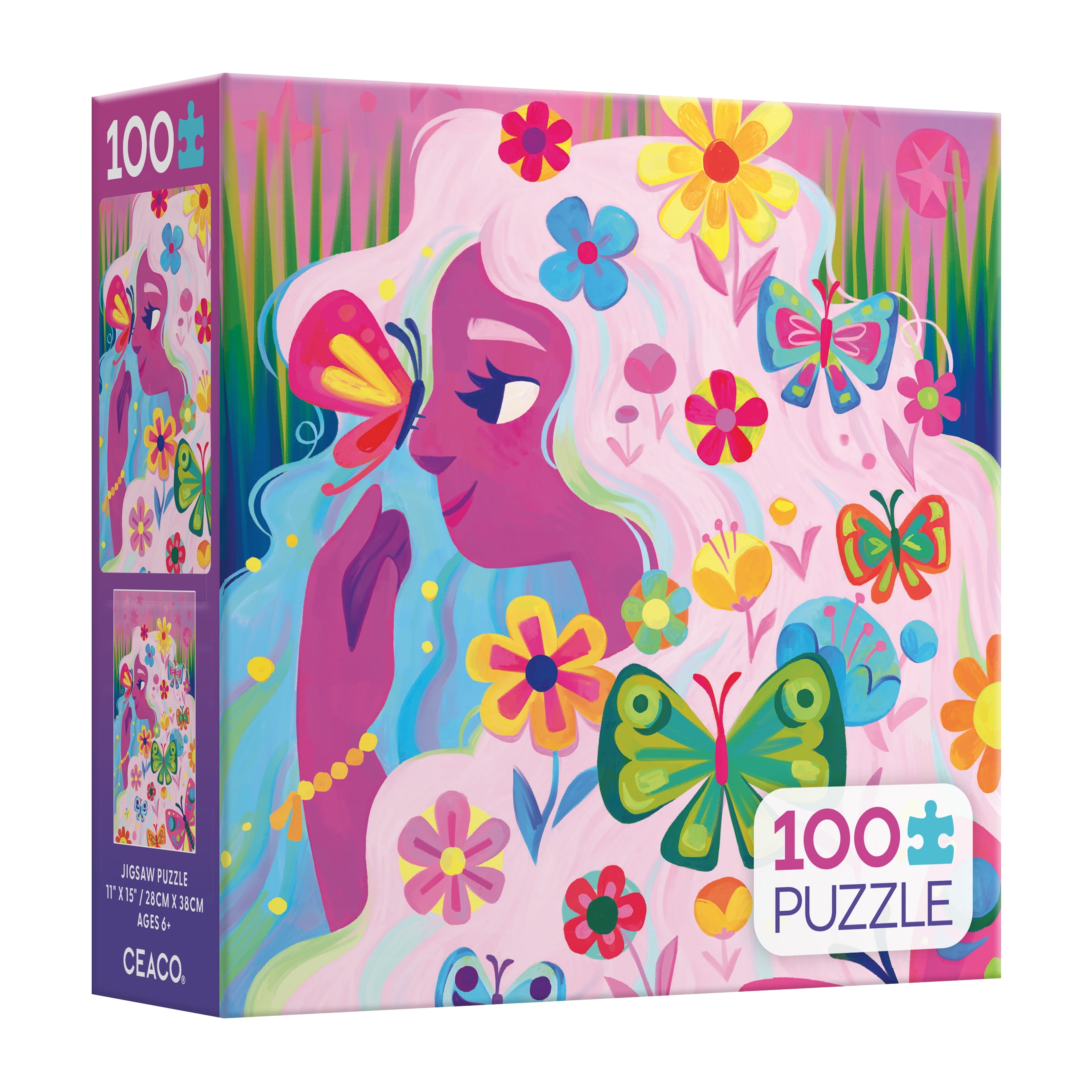 Ceaco Kid Colors Jigsaw Puzzle - 100 Pieces - 11 x 15 inches - Walmart.com