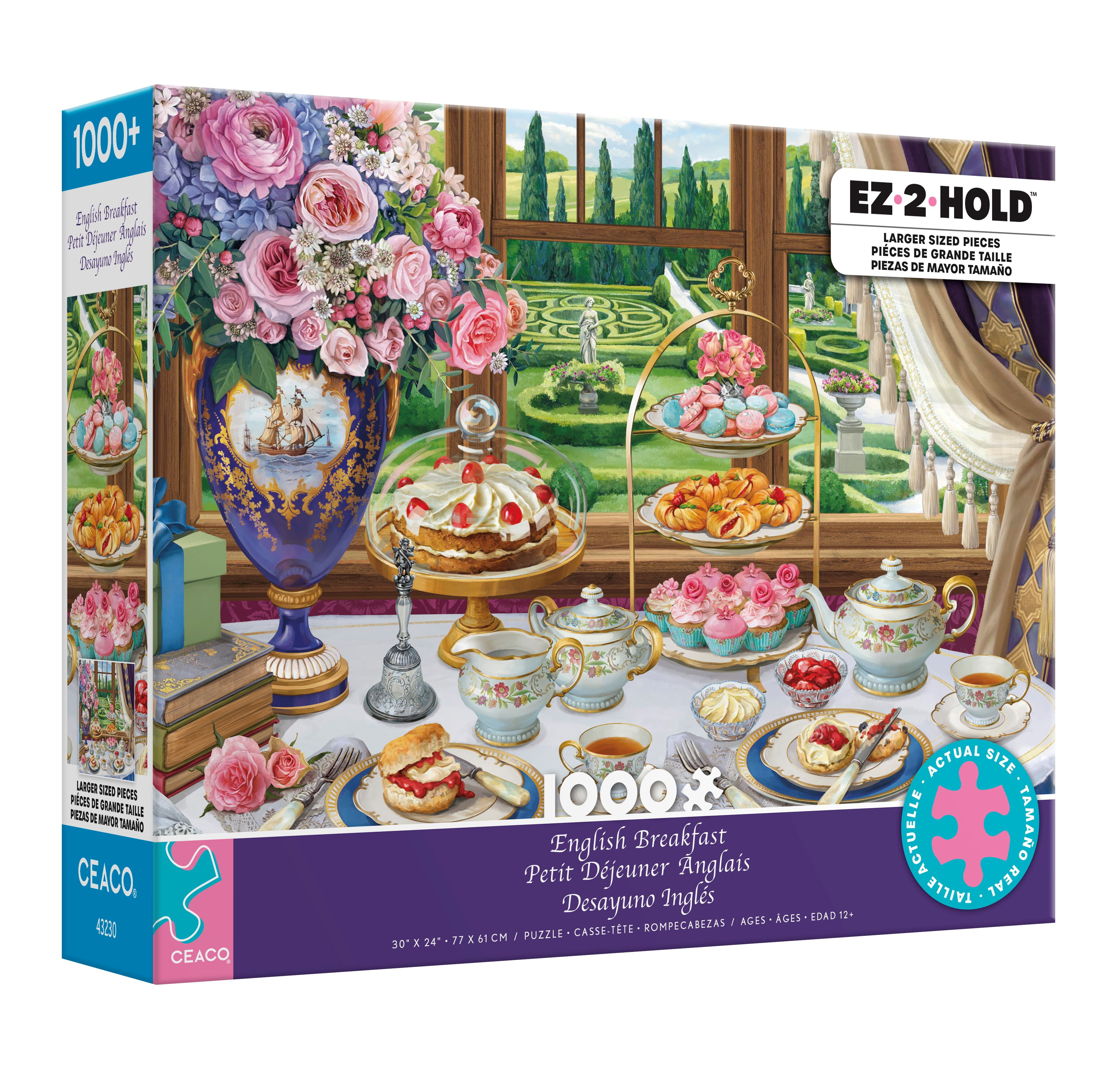 Ceaco 1000 Piece English Breakfast Interlocking Jigsaw Puzzle - Walmart.com