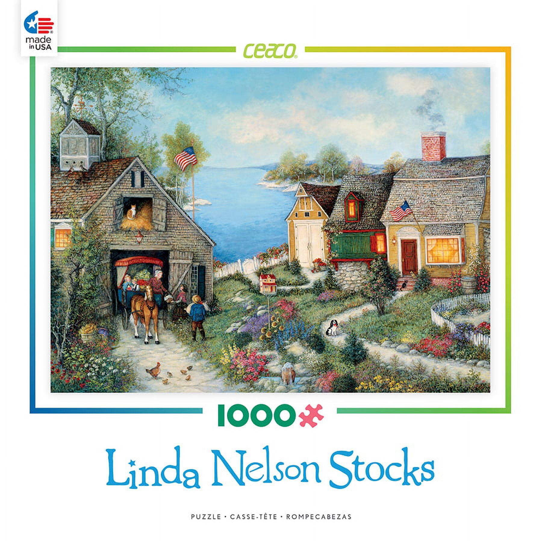 Ceaco Linda Nelson Stocks 1000 Piece Jigsaw Puzzle - 27 x 20 - Walmart.com