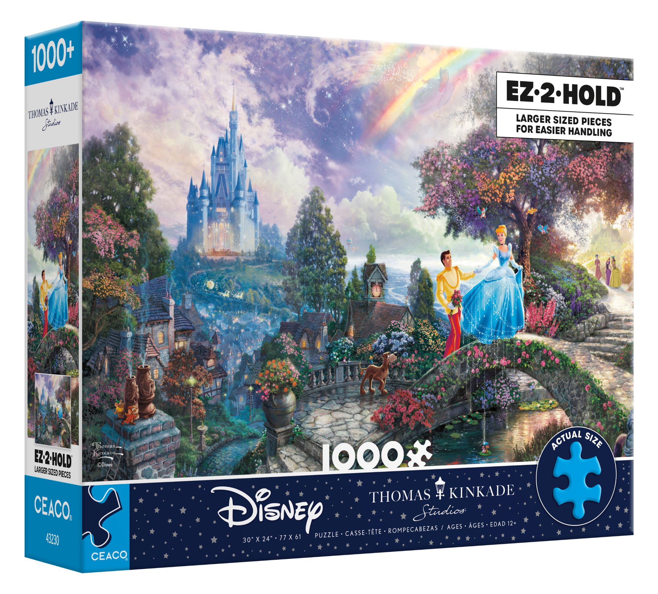 Ceaco 1000-Piece Oversized Thomas Kinkade Disney Cinderella ...