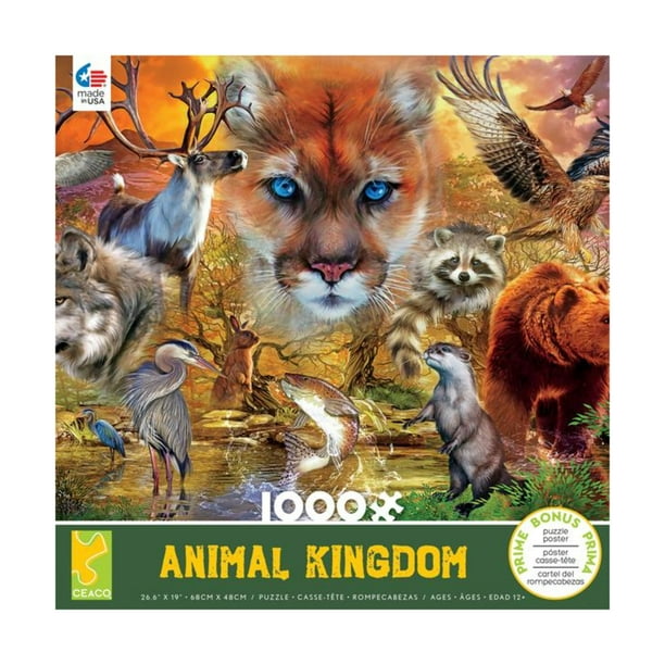 Ceaco 1000pc Mammals Animal Kingdom Puzzle - Walmart.com