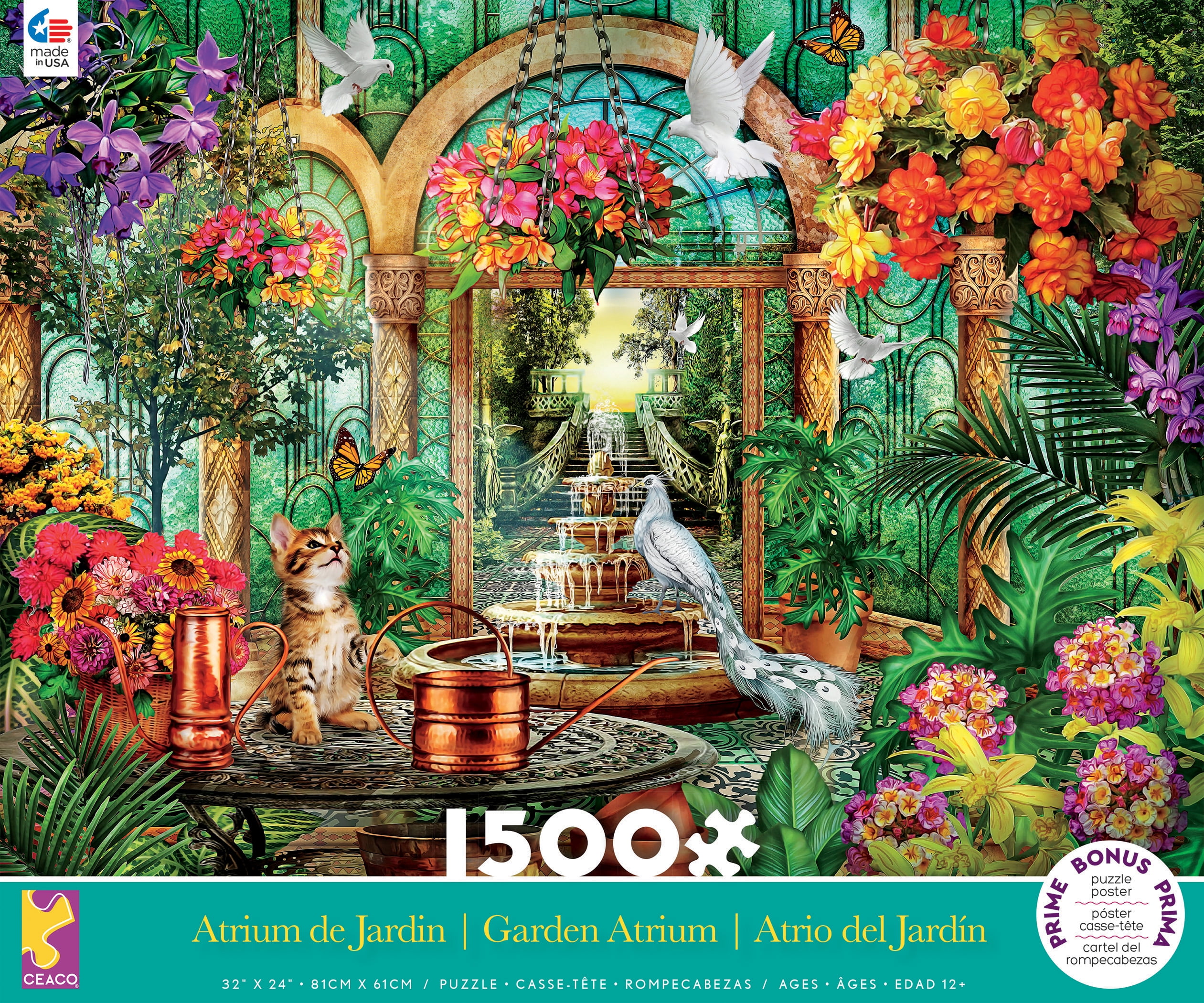 Ceaco Jigsaw Puzzles - Ideal for Coffee Shop Ambiance - Walmart ...
