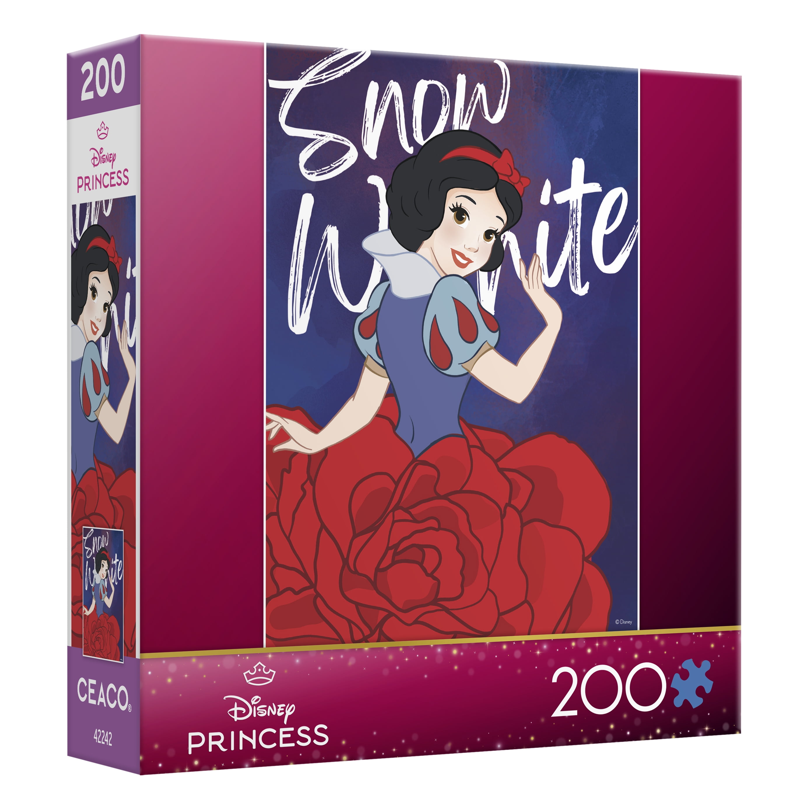 Ceaco 200 Piece Disney Princess - Snow White Interlocking Jigsaw Puzzle ...