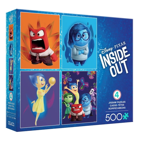 Ceaco 2000 Piece Disney Pixar 5 Inside Out Interlocking Jigsaw Puzzle ...