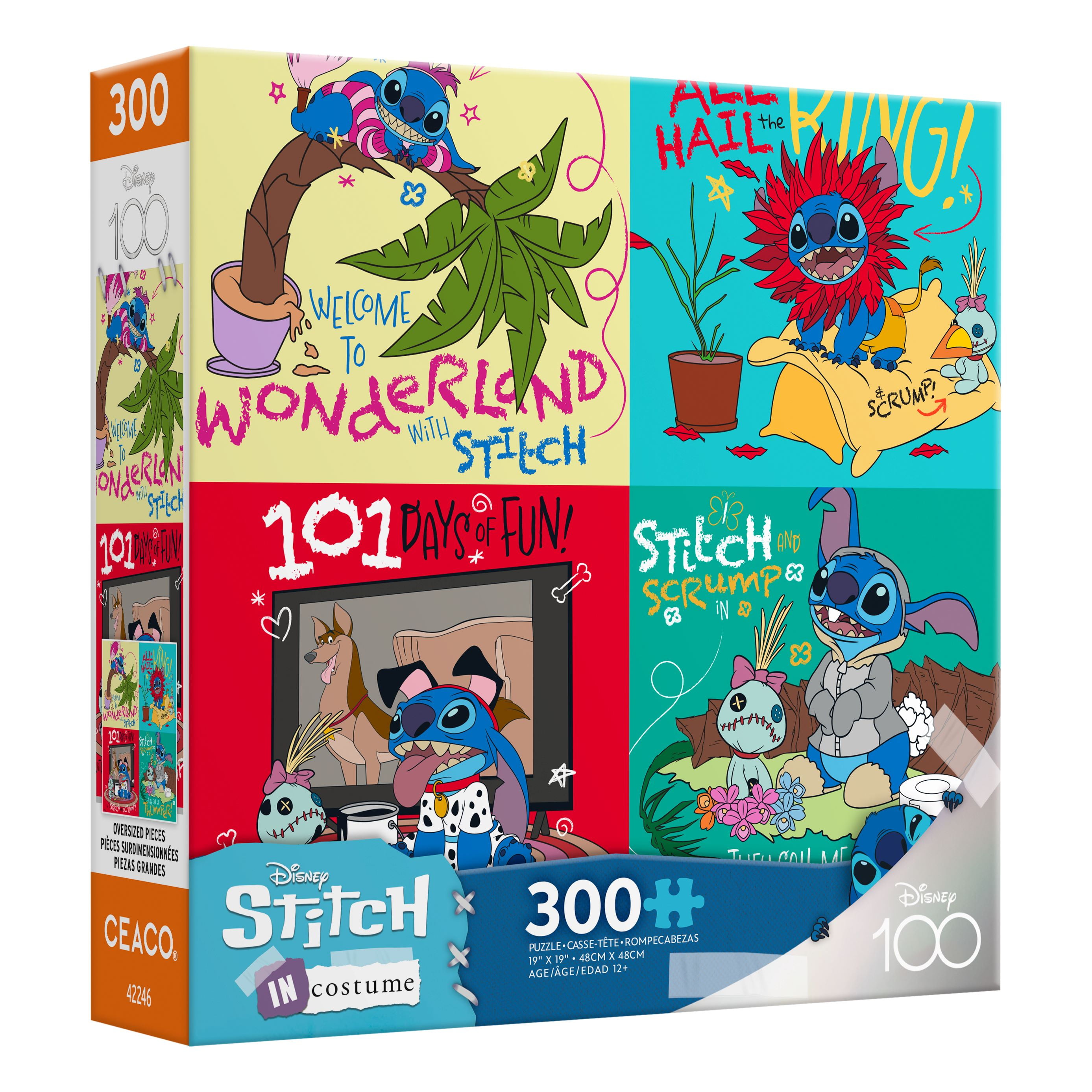 Ceaco 300 Piece Stitch Collage Interlocking Jigsaw Puzzle - Walmart.com