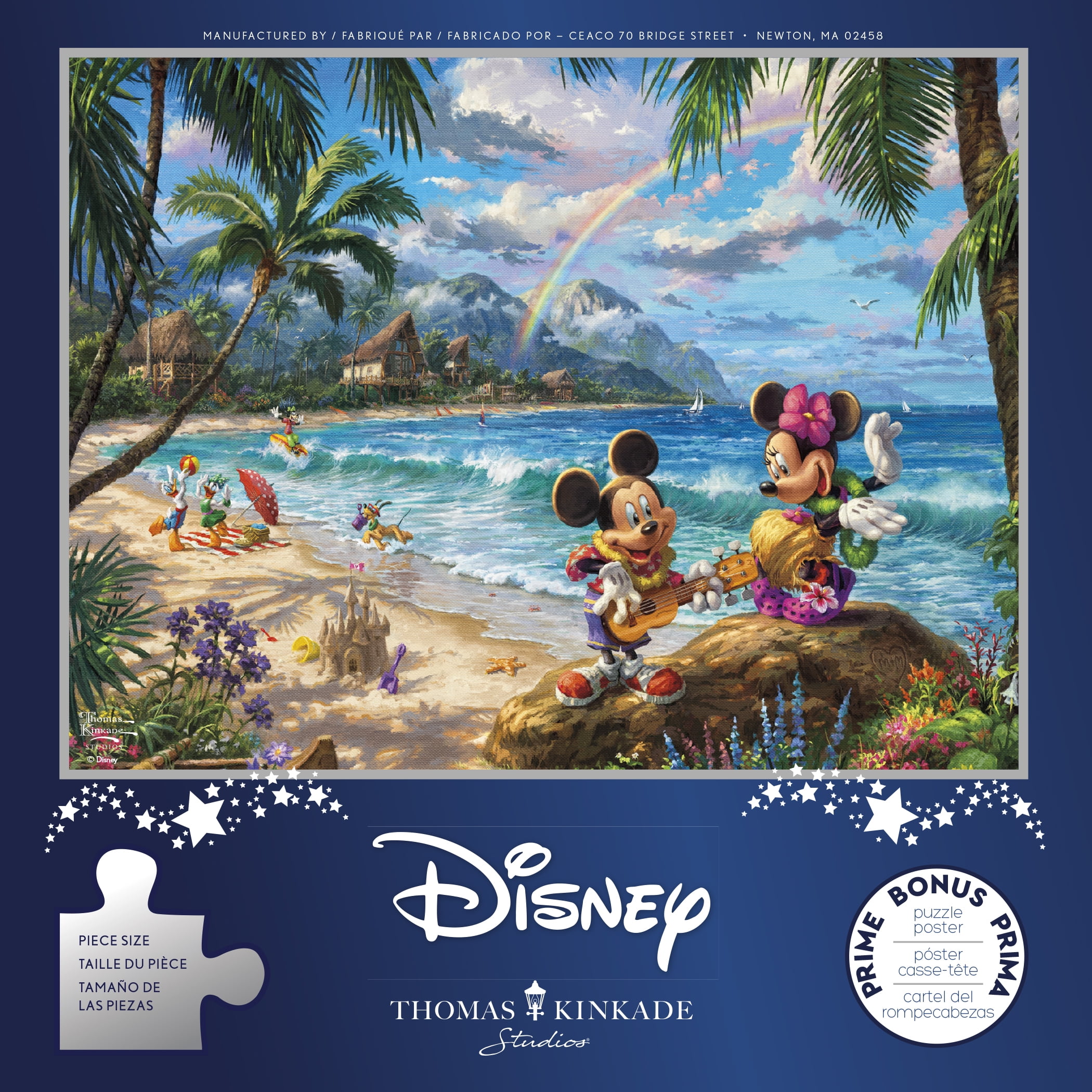 Ceaco 300-Piece Thomas Kinkade Disney Mickey & Minnie in Hawaii ...