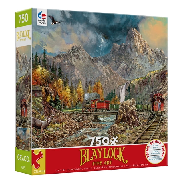 Ceaco 750-Piece Blaylock Gore Pass Interlocking Jigsaw Puzzle - Walmart.com