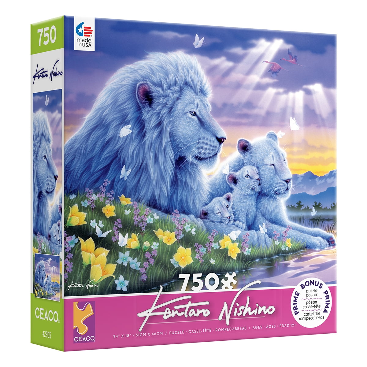 Ceaco 750pc Lion's Happiest Moments Kentaro Pu - Walmart.com
