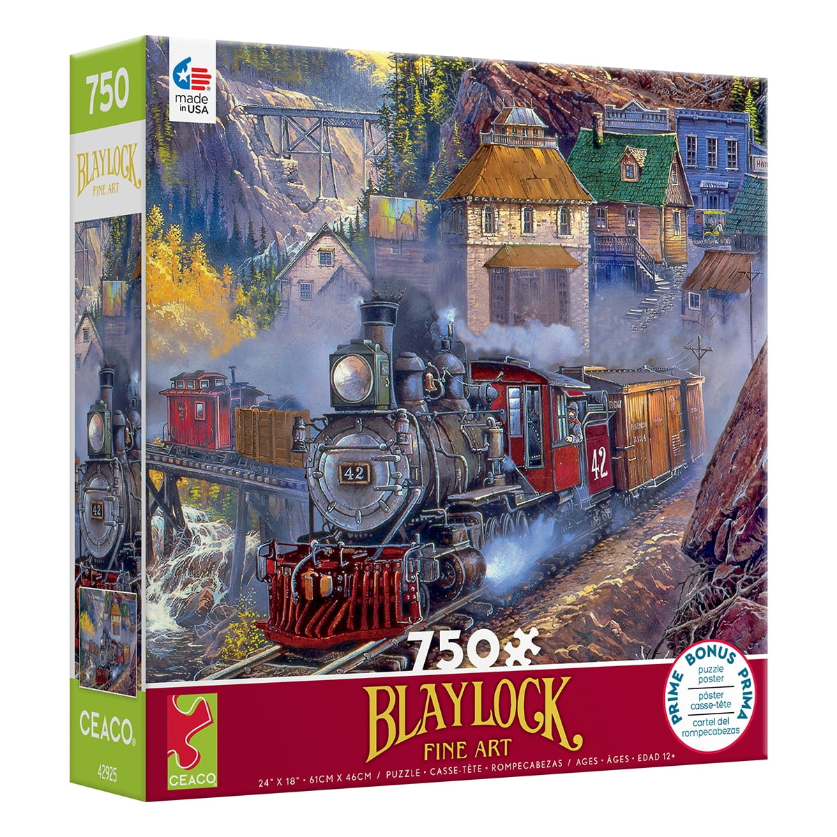 Ceaco 750pc Silver Bell II Train Blaylock Puz - Walmart.com