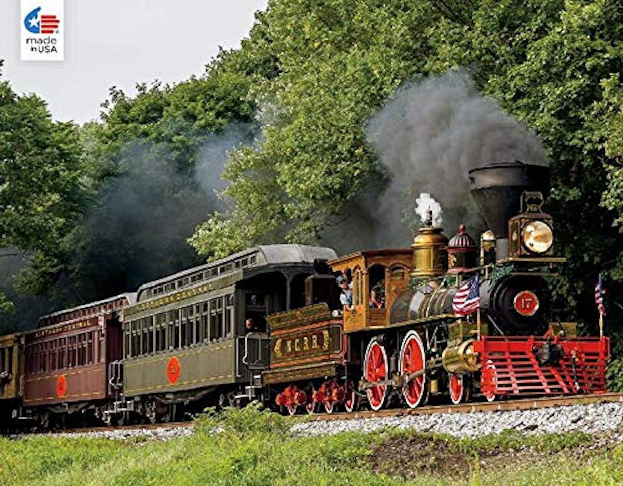 Ceaco - All Aboard - Forest Train Ride - 750 Piece Jigsaw Puzzle ...