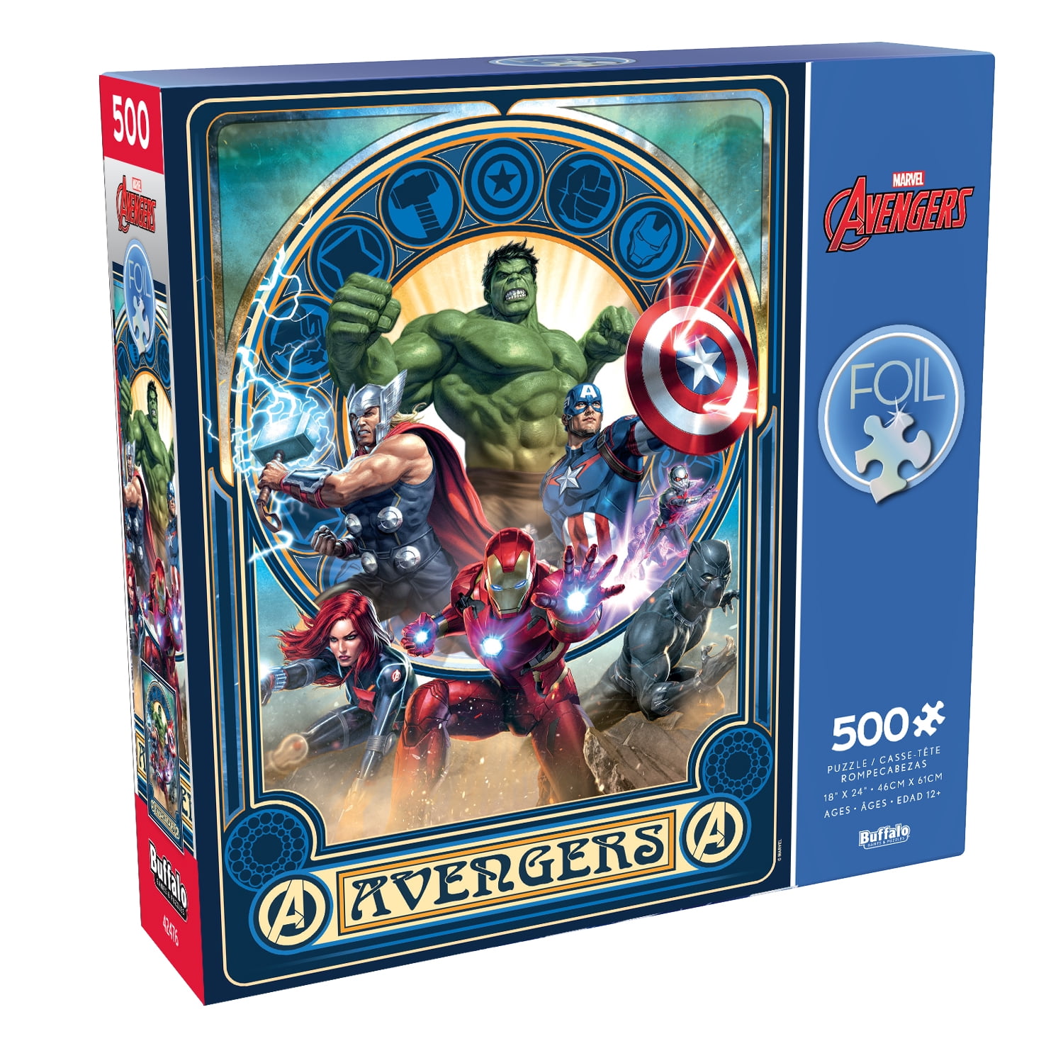 Marvel Believe in Heroes 500 Piece Avengers Jigsaw Puzzle - Walmart.com