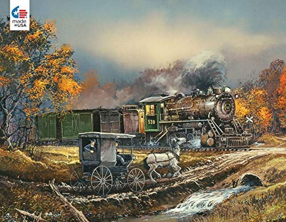 Ceaco - Blaylock - Amish Train - 750 Piece Jigsaw Puzzle - Walmart.com