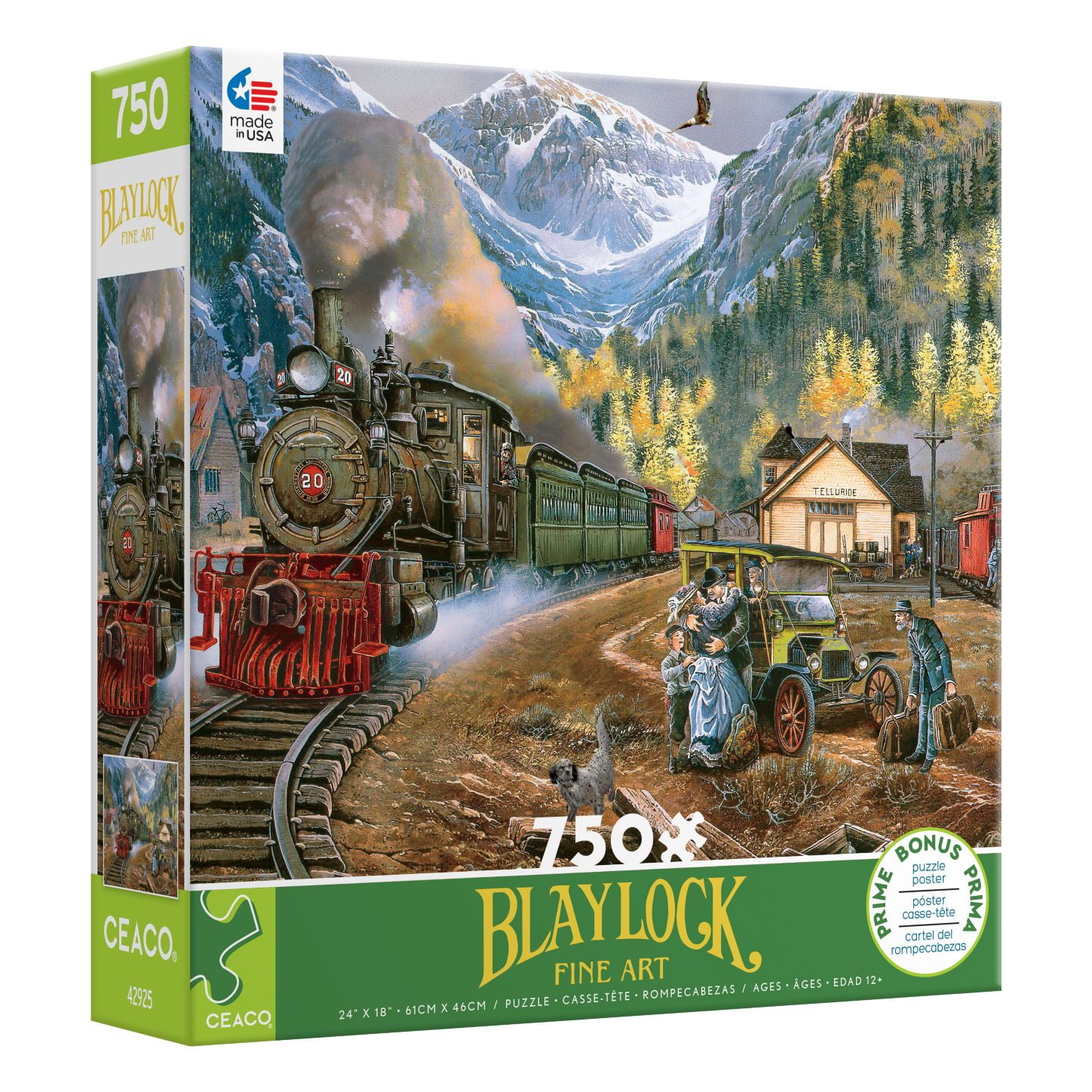 Ceaco - Blaylock - Telluride Homecoming - 750 Piece Interlocking Jigsaw ...
