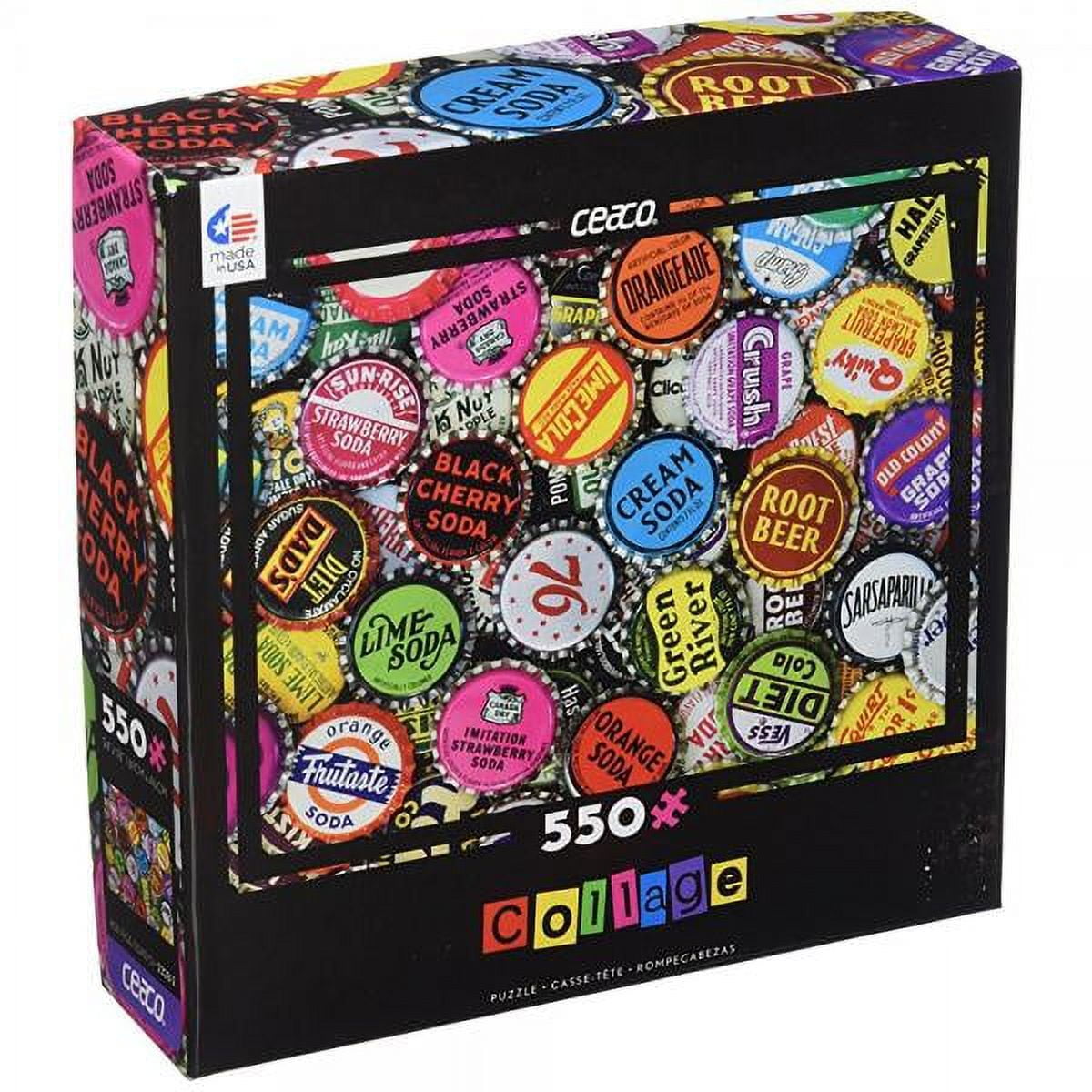 Ceaco Bottle Caps Logo Collage Puzzle (550 Piece) - Walmart.com