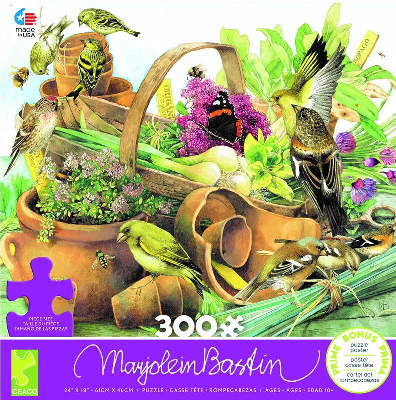 Ceaco Clay Pots Marjolein Bastin 300 Piece Interlocking Jigsaw Puzzle ...