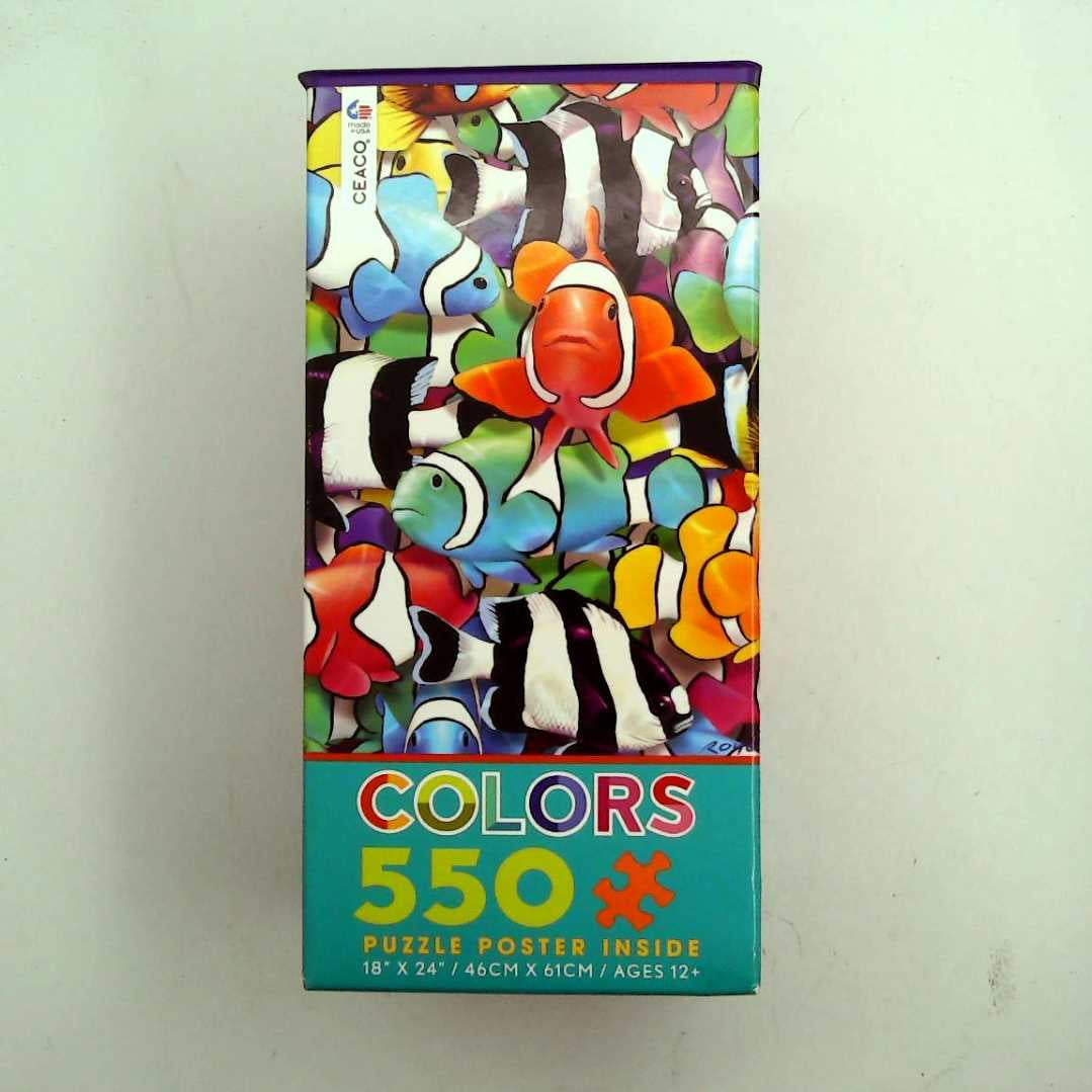 Ceaco Colors Clown Fish Puzzle, 550 Piece - Walmart.com