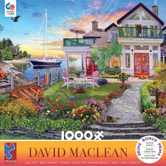Ceaco David Maclean Coastal Escape 1000 Piece Jigsaw Puzzle