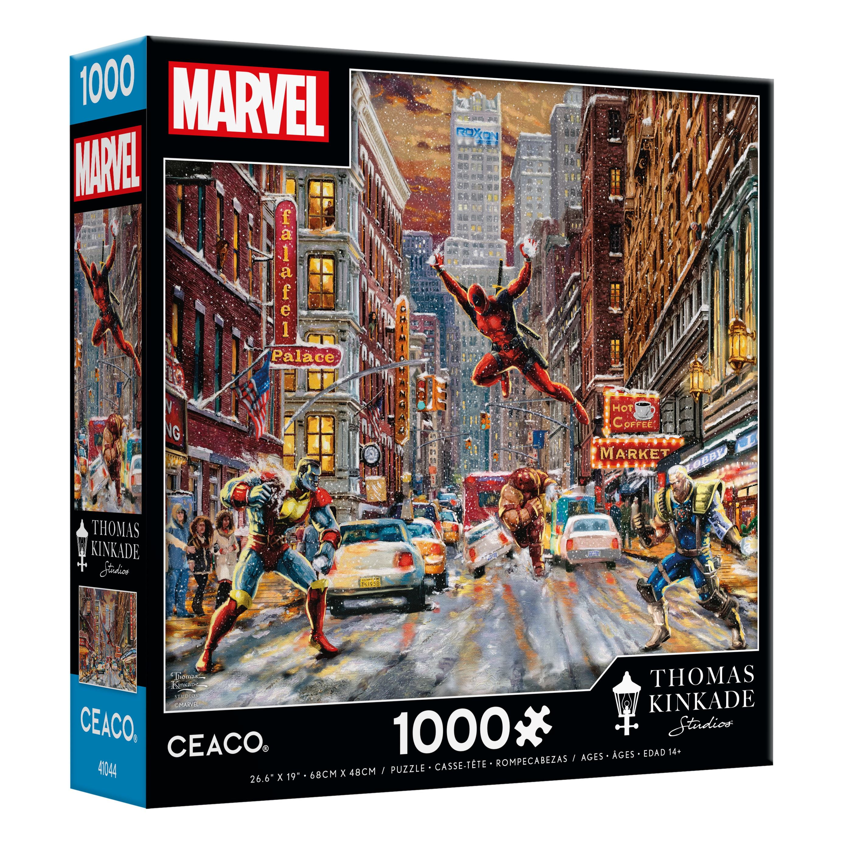 Ceaco Deadpool - Snow Day 1000 Piece Interlocking Jigsaw Puzzle ...