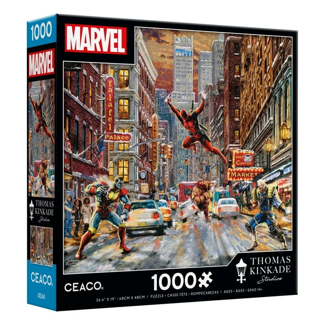 Ceaco Deadpool - Snow Day 1000 Piece Interlocking Jigsaw Puzzle ...