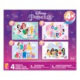 Ceaco Disney Princess Kids 4-in-1 Multipack Interlocking Jigsaw Puzzles ...