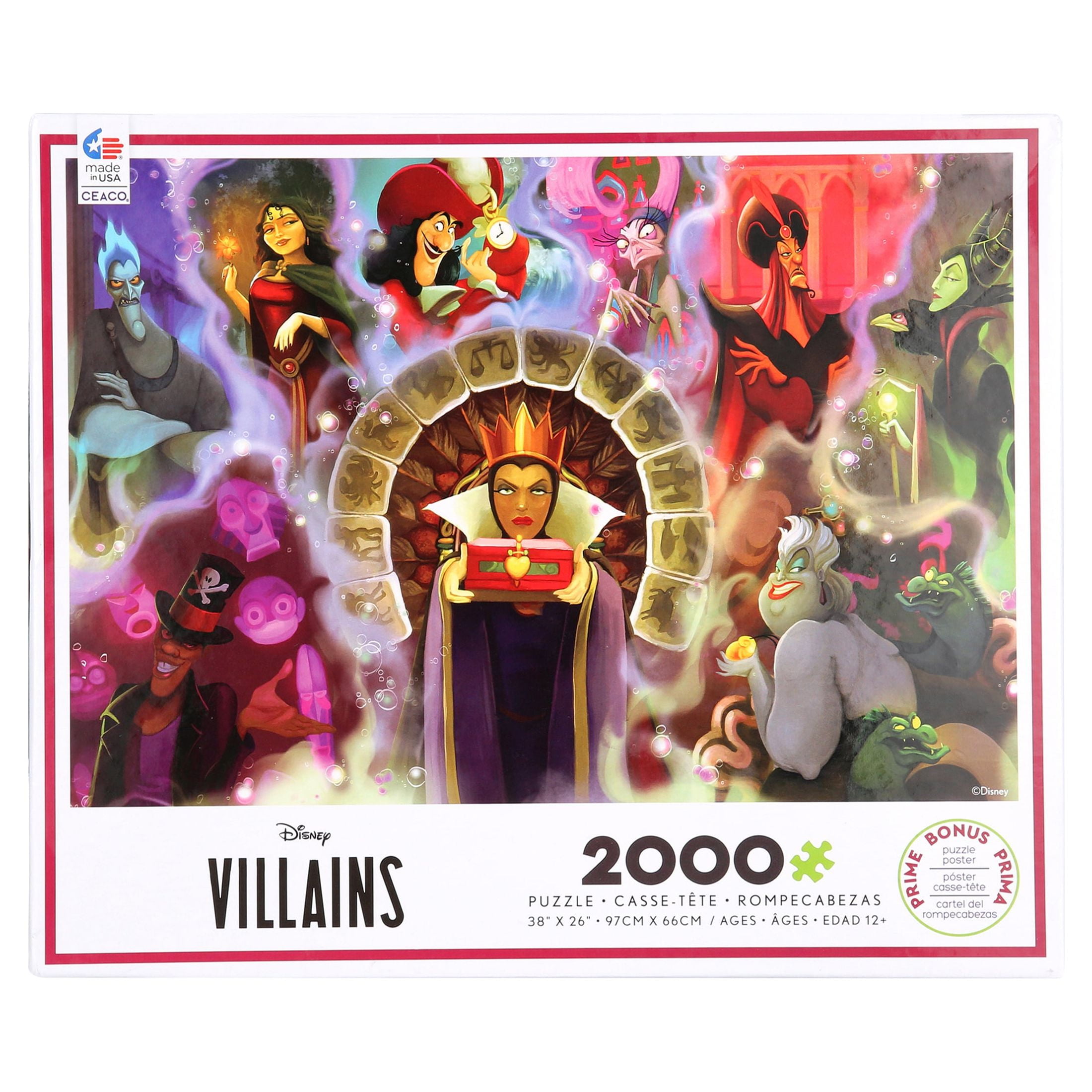 Ceaco - Disney Villains 2 - 2000 Piece Jigsaw Puzzle - Walmart.com
