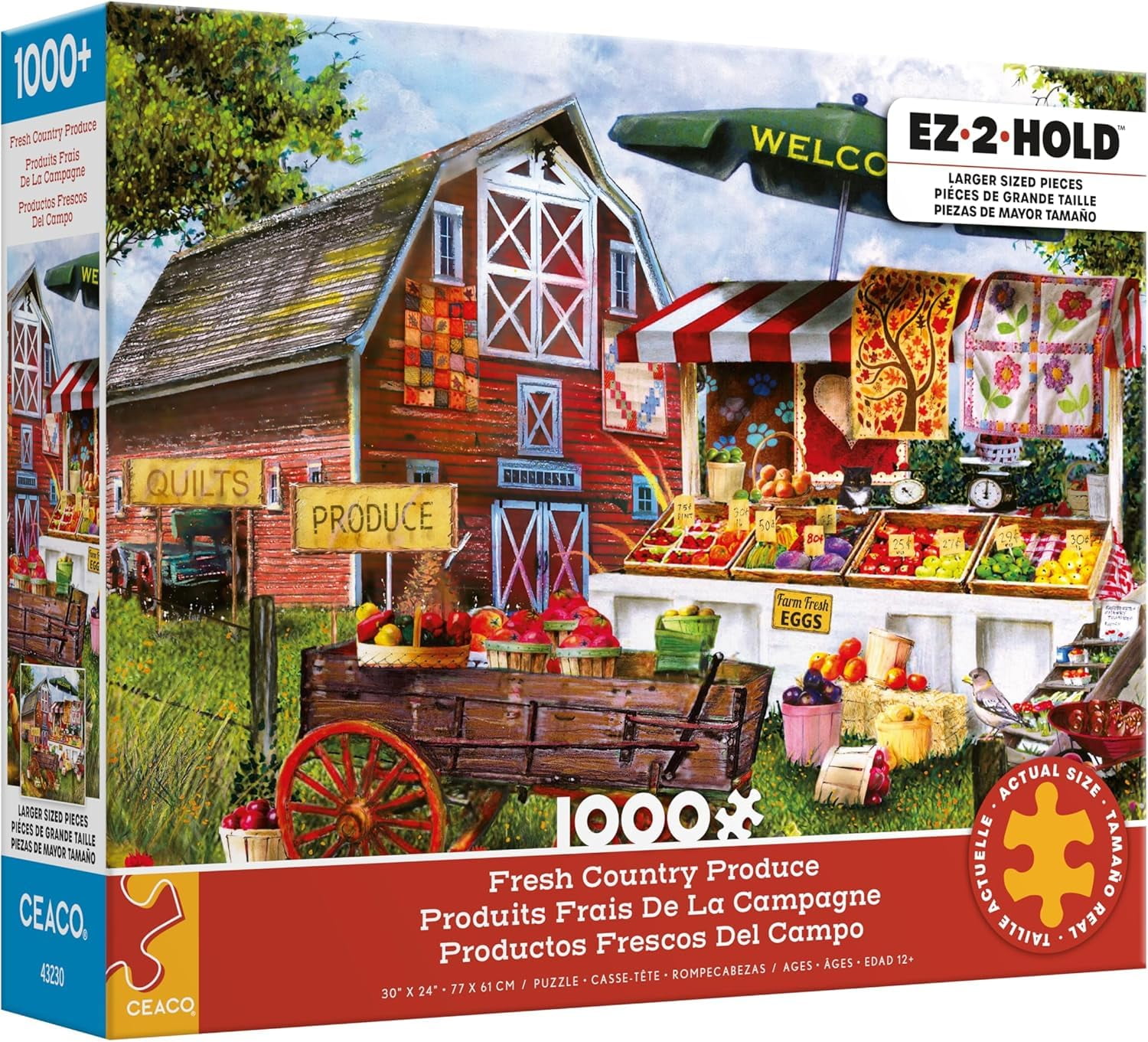 Ceaco - Fresh Country SSF20 Produce - 1000 Larger Sized Piece Jigsaw ...