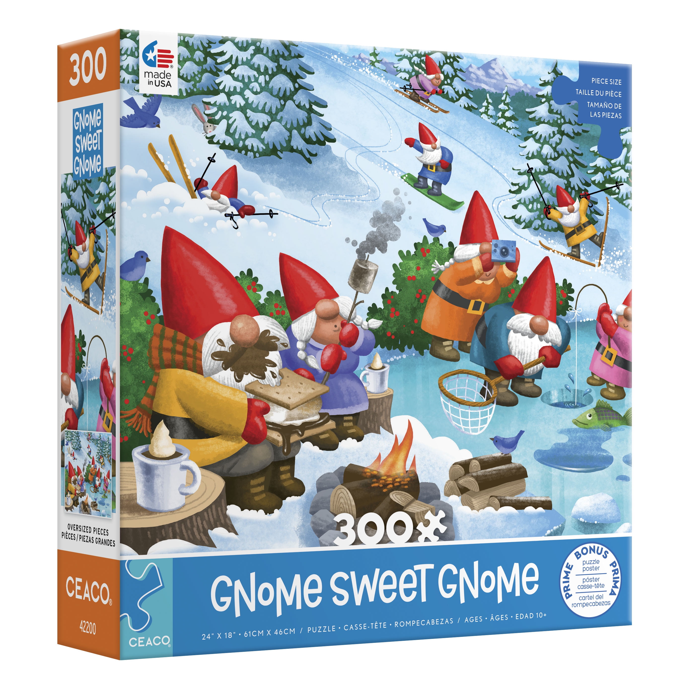 Ceaco - Gnomes - Winter Fun - 300 Piece Jigsaw Puzzle - Walmart.com